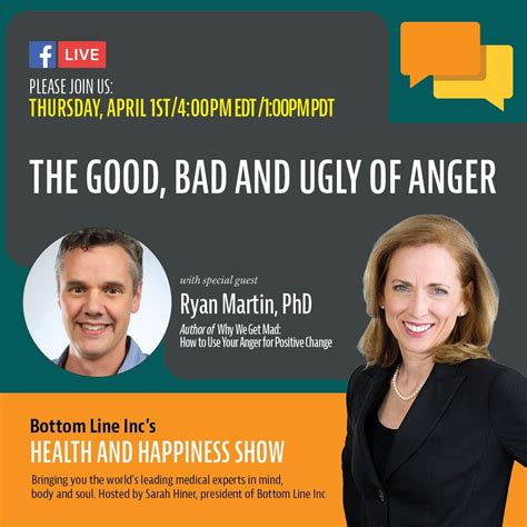 Associate Dean Ryan Martin Is On Facebook Live With ‘the Good Bad And Ugly Of Anger Inside