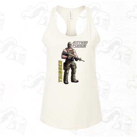 Trigger Womens Racerback Tank Game Knight Apparel