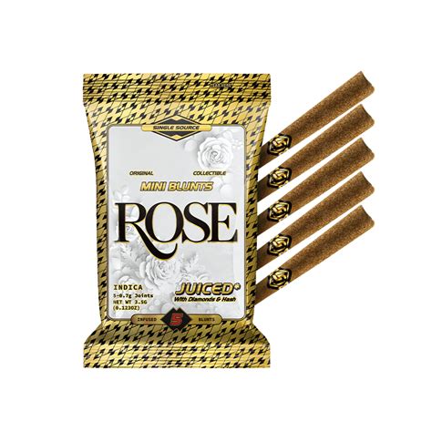 Rose Infused Mini Blunts 5 Pack Juiced 35g By Sluggers Buy