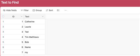 Airtable Template Find Partial Matches Between Tables