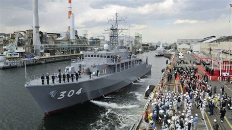 Jmsdf Commissions First Awaji Class Minesweeper Realcleardefense