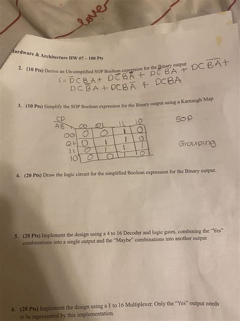 Answered Love Hardware And Architecture Hw 7 Bartleby