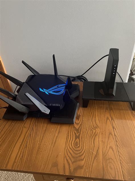 Got The New Setup Router Is WiFi E Capable Maybe I Will Use E Over Ethernet Now R