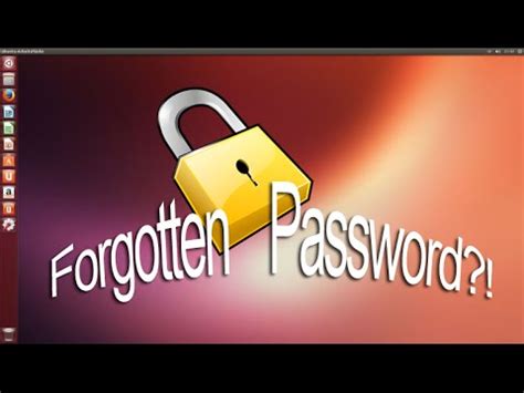 Reset Your Ubuntu Password YouTube