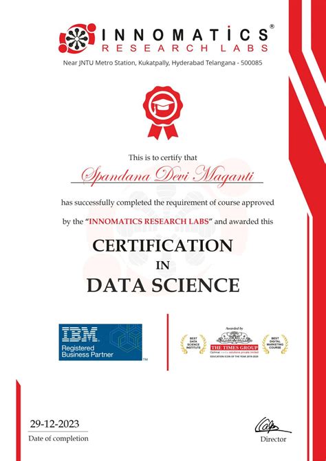 datascience machinelearning certification innomaticsresearchlabs