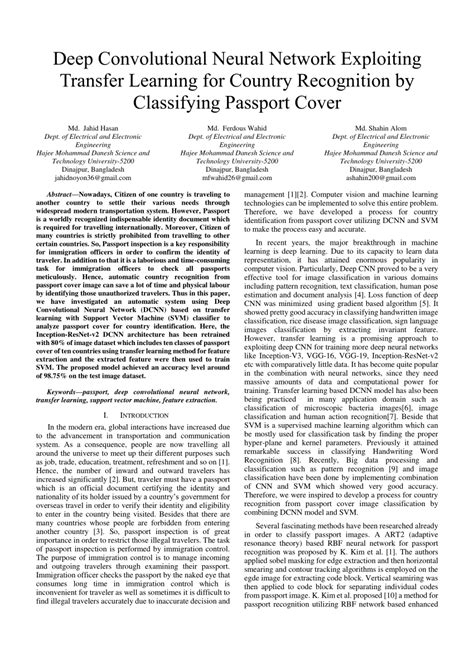 Pdf Deep Convolutional Neural Network Exploiting Transfer Learning