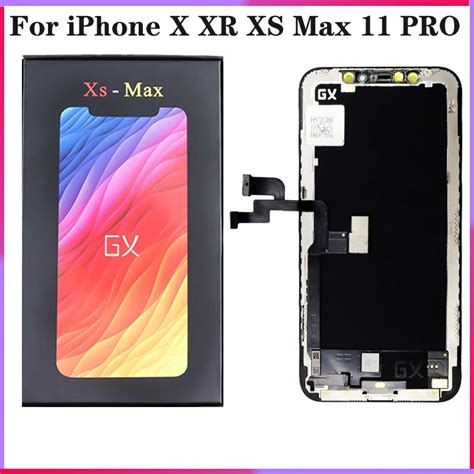 아이폰 X용 Gx 하드 Oled Lcd 스크린 Amoled 디지타이저 어셈블리 교체용 Gx 소프트 아이폰 Xs 디스플레이