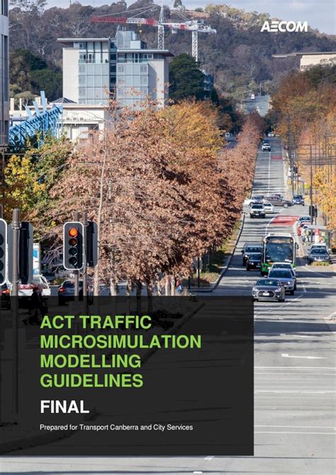 Pdf Act Traffic Microsimulation Modelling Guidelinestraffic