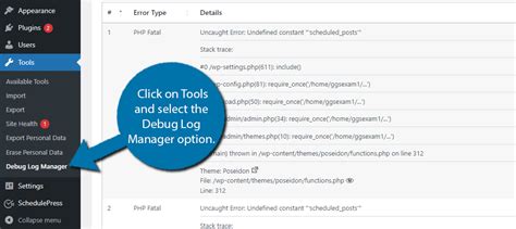 How To Create And Access Error Logs For WordPress Methods