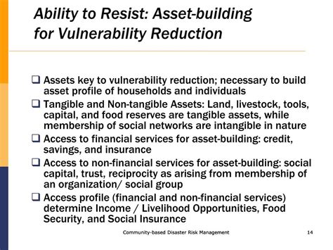 Ppt Vulnerability Assessment Foundations Of Community Based Disaster Management Powerpoint