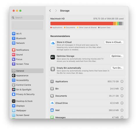 What Is Taking Up So Much Space Rmacos