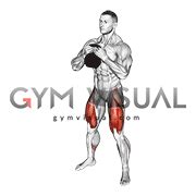 Kettlebell Sumo Squat Male 
