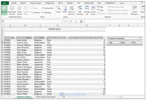How To Make Excel Tables Look Good 8 Effective Tips ExcelDemy