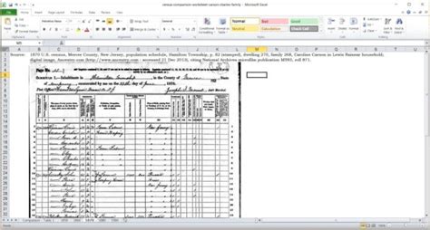 Census Comparison Worksheet Ancestor Roundupancestor Roundup