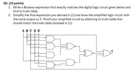 Solved Q Points Write A Boolean Expression That Chegg