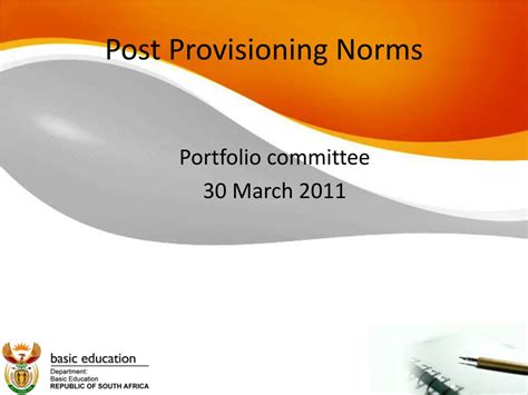 ppt post provisioning norms powerpoint presentation free download