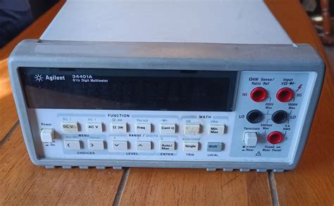 Agilent 34401a 6 12 Digit Multimeter Resistance Function Does Not