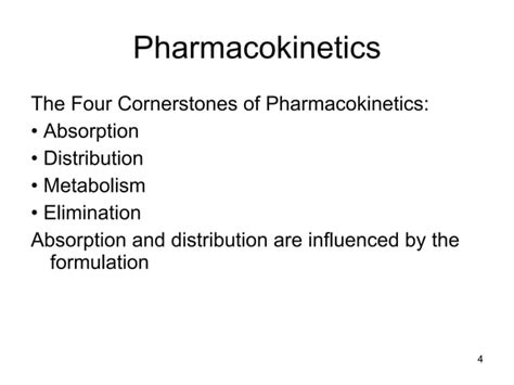 Pharmacokinetics PPT Endocrine And Metabolic Diseases Diseases And Conditions