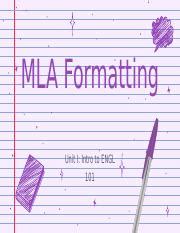 MLA Formatting Guidelines Font Margins Spacing More Course Hero
