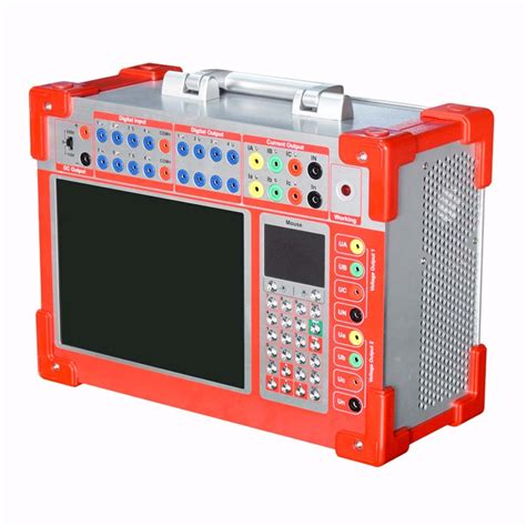 3 Phase Secondary Current Injection Relay Protection Test Kit Three Phase Relay Tester And