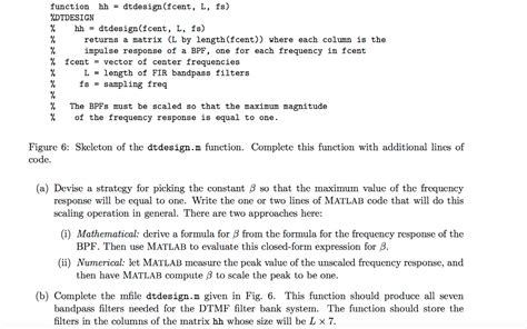 Simple Bandpass Filter Design Dtdesign M The Chegg