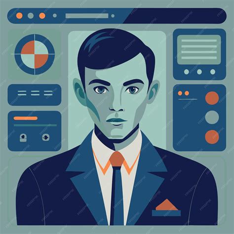 Technology Concept Flat Vector Style Illustration Featuring User Interface Design Elements