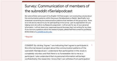 Communication Survey Rserialpodcast