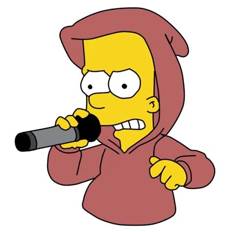 Bart Simpson Rap Battle Sticker Sticker Mania