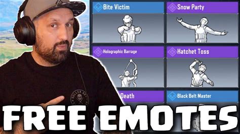 FINALLY We Get 5 FREE EMOTES In COD Mobile YouTube