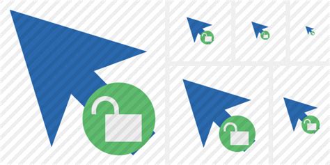 Cursor Unlock Icon Flat Professional Stock Icon And Free Sets Awicons