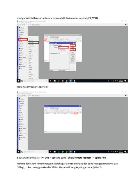 SOLUTION Cara Konfigurasi Dasar Mikrotik Secara Lengkap Studypool