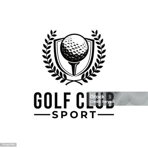 골프 배지 벡터 일러스트 레이 션 스포츠 그래픽 서식 파일 엠블럼 스타일 골프에 대한 스톡 벡터 아트 및 기타 이미지 골프 스포츠 리그 Championship