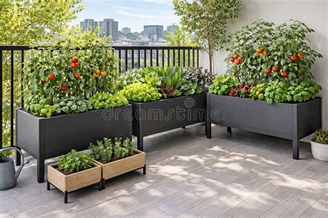 Urban Balcony Vegetable Garden In Containers Sustainable City