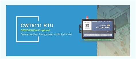 CWT5111 8DI 4AI 8DO Gsm Gprs 4g Wi Fi Remote Data Acquisition Module R ComWinTop