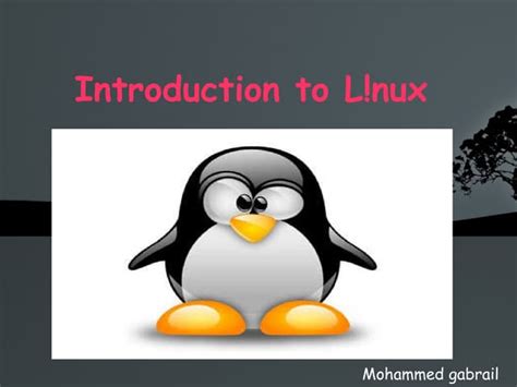 Intro To Linux Ppt