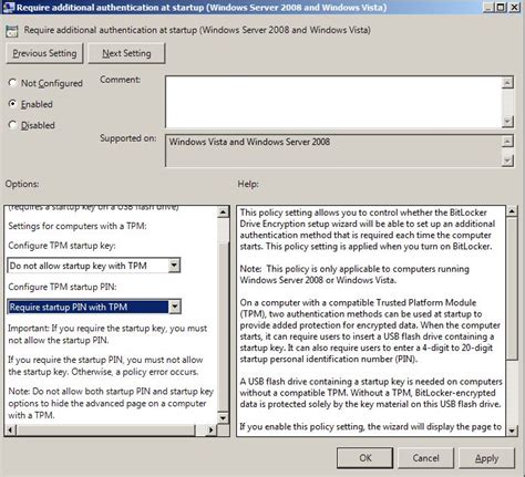 Bitlocker And Windows Server 2008 Network Wrangler Tech Blog