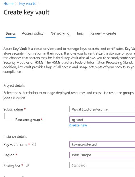 Securing Azure Key Vault Inside A Vnet And Using From An Azure Function