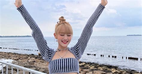 여자 아이들 민니 자카르타서 뽐낸 과감한 언더붑 패션