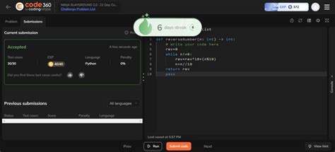 Pavithra Manogaran On Linkedin Codingchallenge Ninjaslayground Problemsolving Codingskills