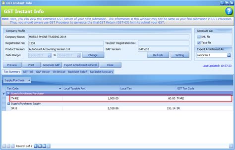 Troubleshooting Gst Processor Error Error On Gst Partial Exemption Tax Type Ajp O Not Found