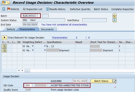 Warehouse Recurring Inspection Iot5 In Decentral Sap Community