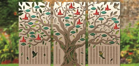 Cast Aluminum Donor Tree Is A Timeless Tribute