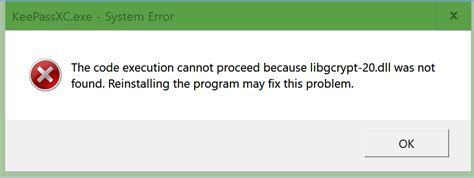 KeePassXC Won T Start At Boot Because Libgcrypt Dll Missing Issue Keepassxreboot