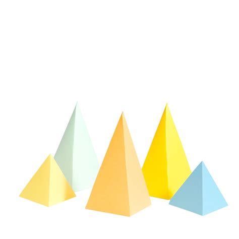 흰색 배경에 고립 된 추상 종이 개체 무료 Psd 파일