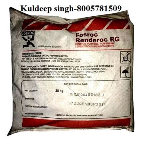 Fosroc Renderoc Rg At Best Price In Jaipur Id 26583216888