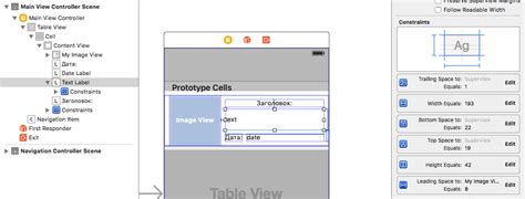 Ios Uilabel Text Appear In Wrong Place Using Autolayout Stack Overflow