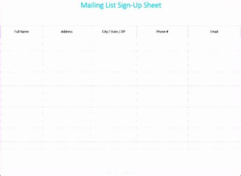 Excel Mailing List Template Unique 7 Excel Mailing List Template Free Exceltemplates Shooters