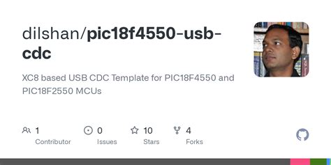 Github Dilshanpic18f4550 Usb Cdc Xc8 Based Usb Cdc Template For Pic18f4550 And Pic18f2550 Mcus