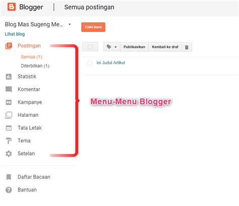 Sega Tutorial Tutorial Blogger Blogspot Lengkap Untuk Pemula Updated
