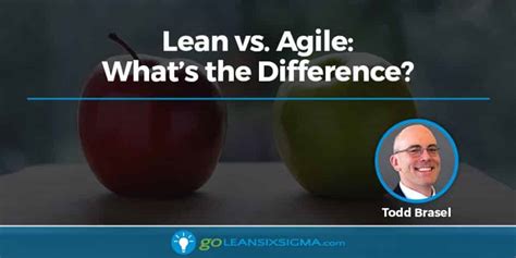 Lean Vs Agile Whats The Difference Goleansixsigma Com Glss